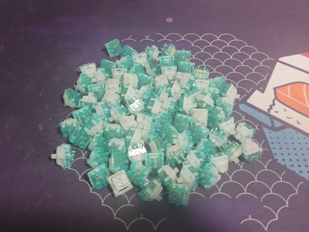 84 ×lubed tecsee diamond uhmwipe linear switches, Computers & Tech ...