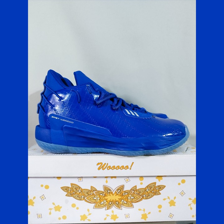 Adidas Dame 7 Ric Flair [Royal Blue] 100% Authentic, Men's Fashion ...