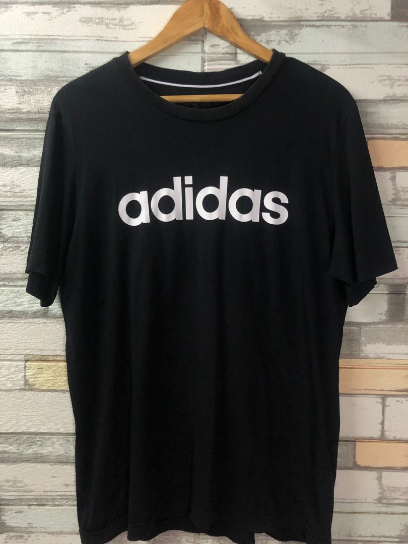 Adidas Script Logo, Men's Fashion, Tops & Sets, Tshirts & Polo Shirts ...