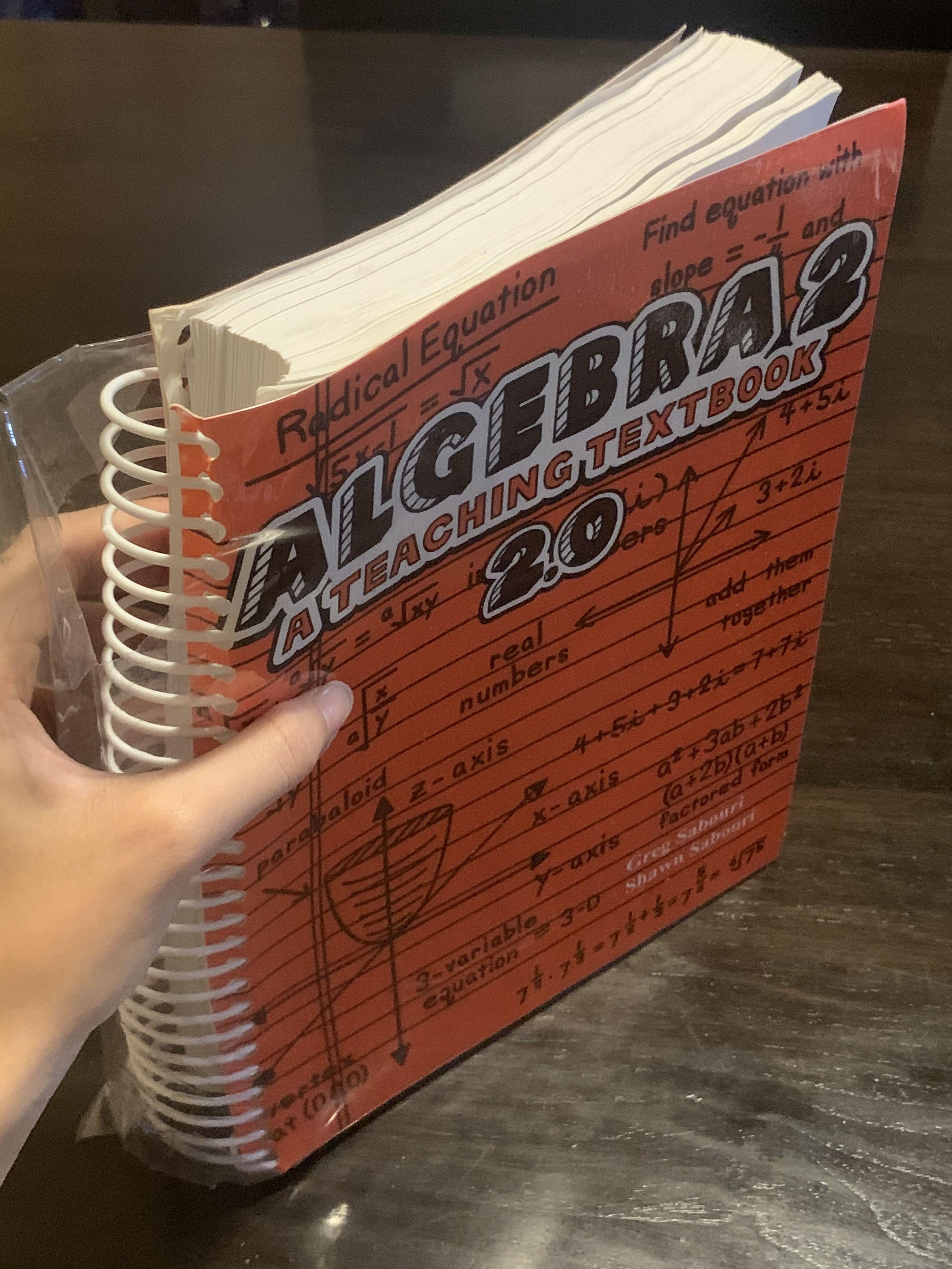 Algebra 2: A Teaching Textbook 2.0 by Greg and Shawn Sabouri, Hobbies ...