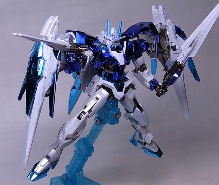 ANA X Gundam collaboration HG Gundam 00 Gn-0000 gundam + 0 raiser 00 ...