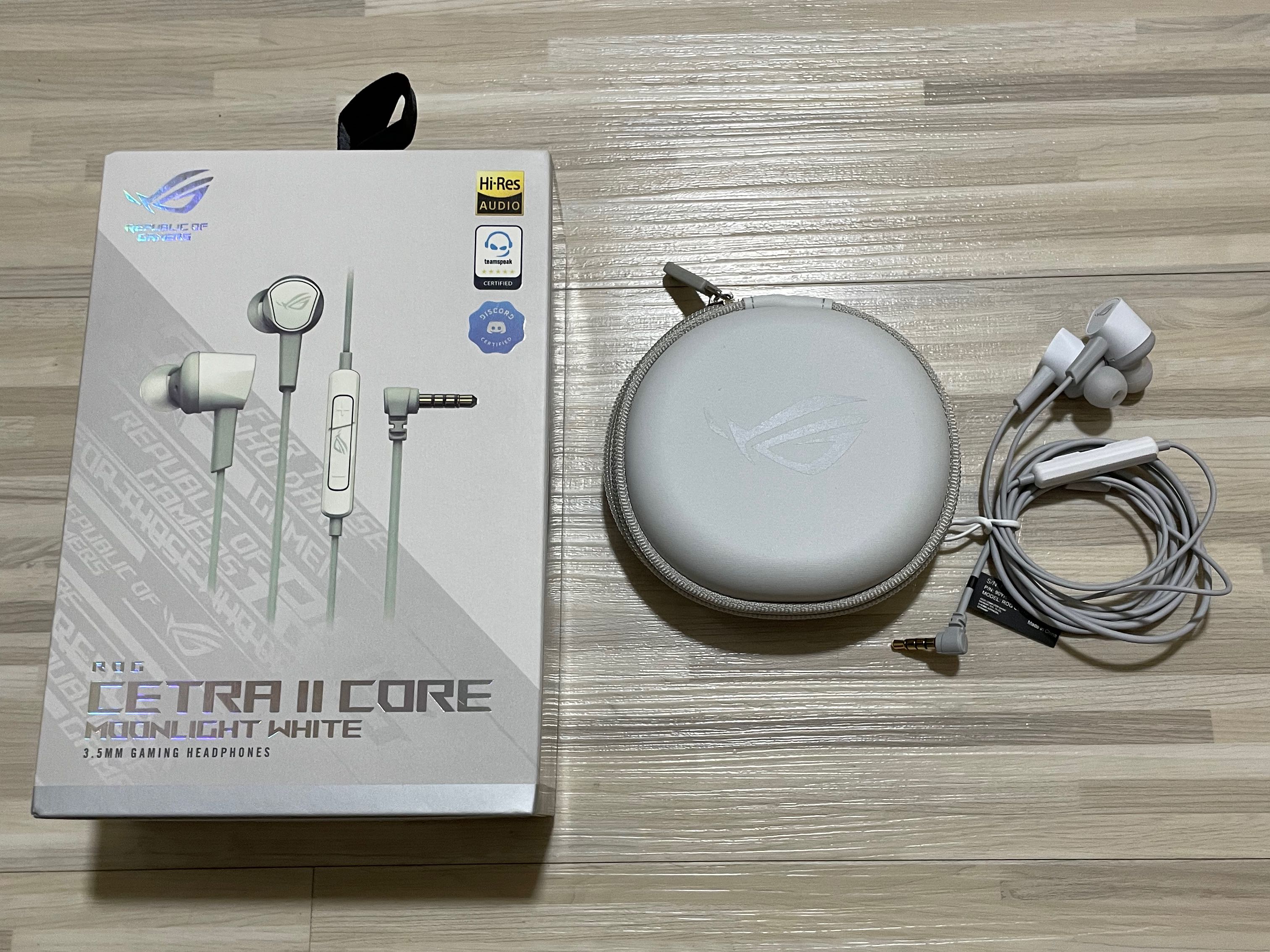 Asus Strix Cetra II Core Moonlight White, Audio, Earphones on Carousell