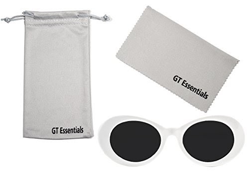 Authentic White Clout Goggles by GT Essentials | Bold Retro Oval Mod ...