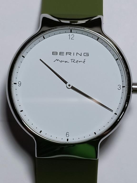 [Bearing] Scandinavian minimalism with all white Bering dial face with ...