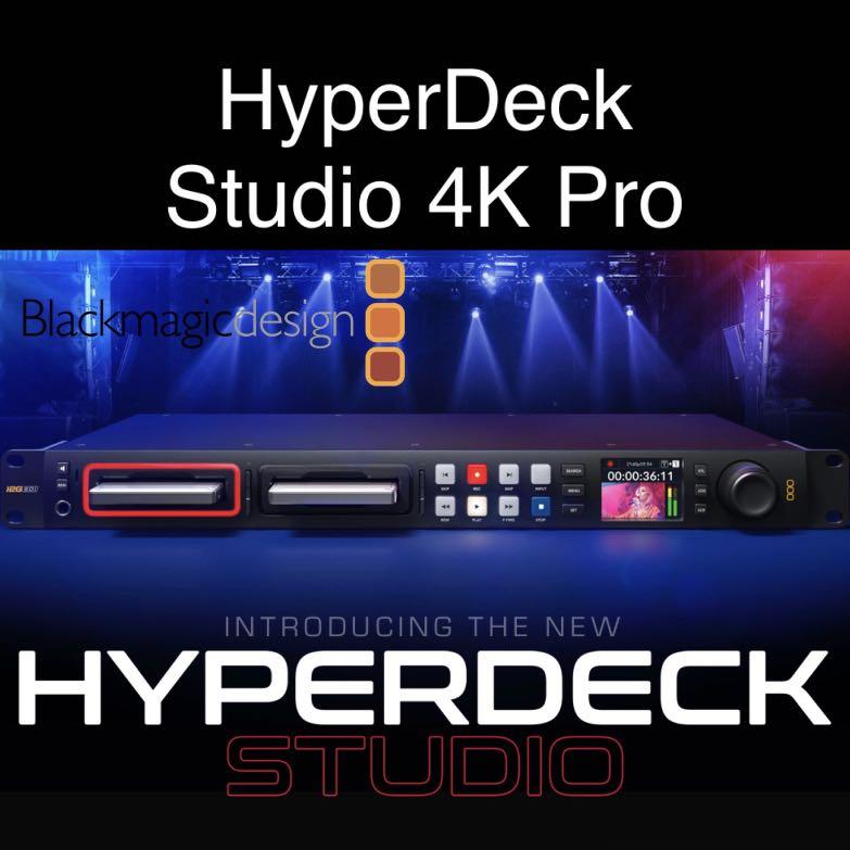 Blackmagic Design HyperDeck Studio 4K Pro, Photography, Photography ...