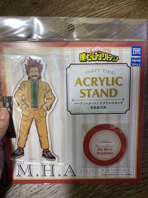 BNHA Kirishima Party Acrylic Stand, Hobbies & Toys, Memorabilia ...