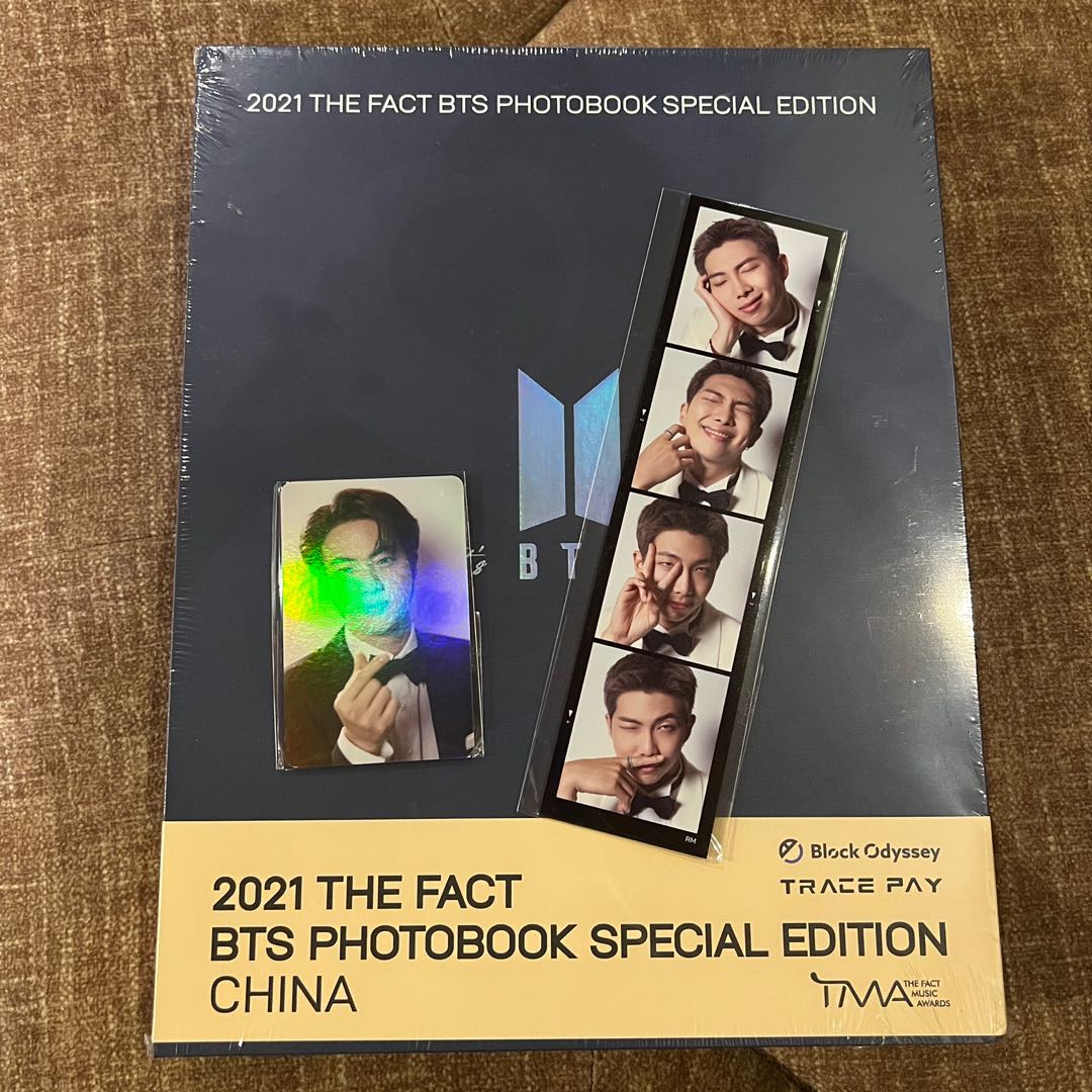 BTS The Fact Photobook China Photobook w/ Jin Holo pc and RM Namjoon ...