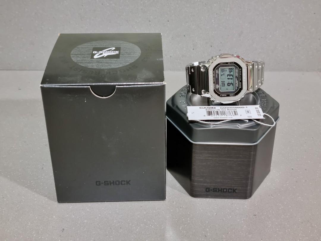 Casio G-Shock GMW-B5000D-1 / GMWB5000D-1 / GMWB5000D / GMWB5000 Full ...