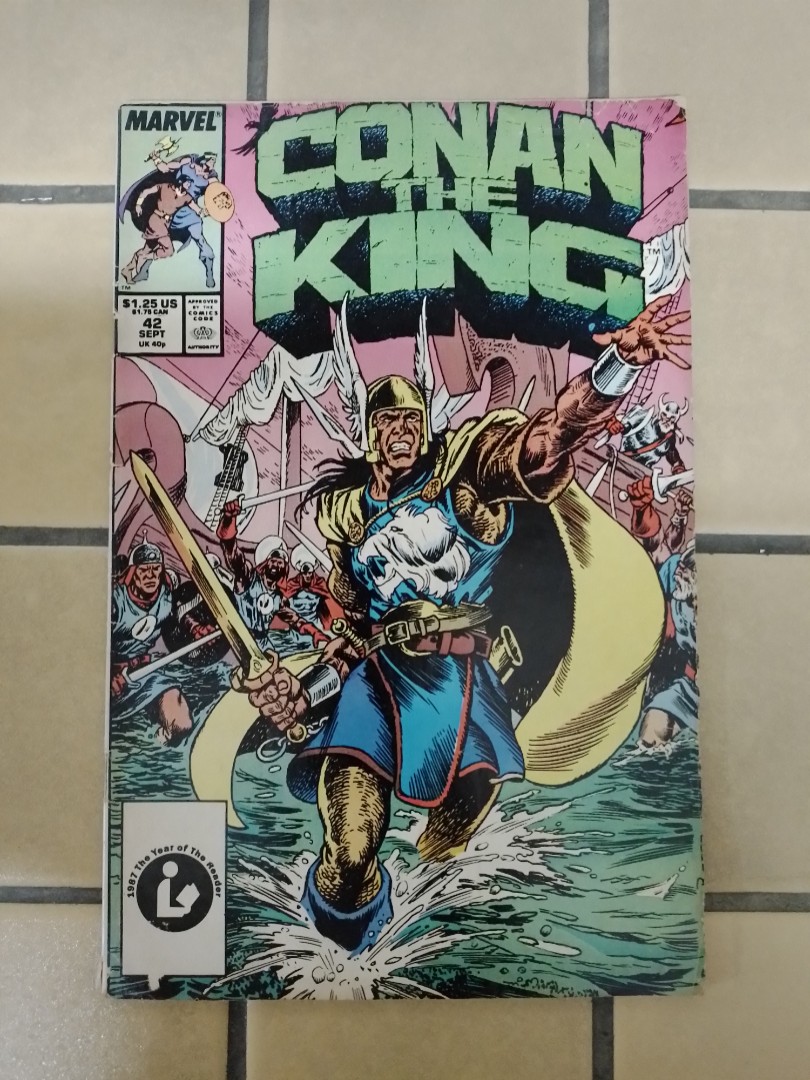Conan The King #42 ( Mike Docherty - Cover Art ) Marvel Copper Age ...