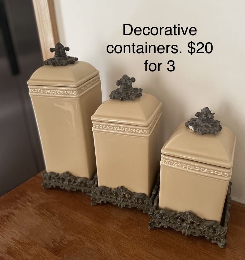 Decorative containers, Furniture & Home Living, Home Decor, Vases ...
