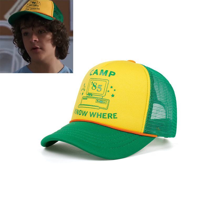 Dustin Cap Stranger Things, Men's Fashion, Watches & Accessories, Caps ...