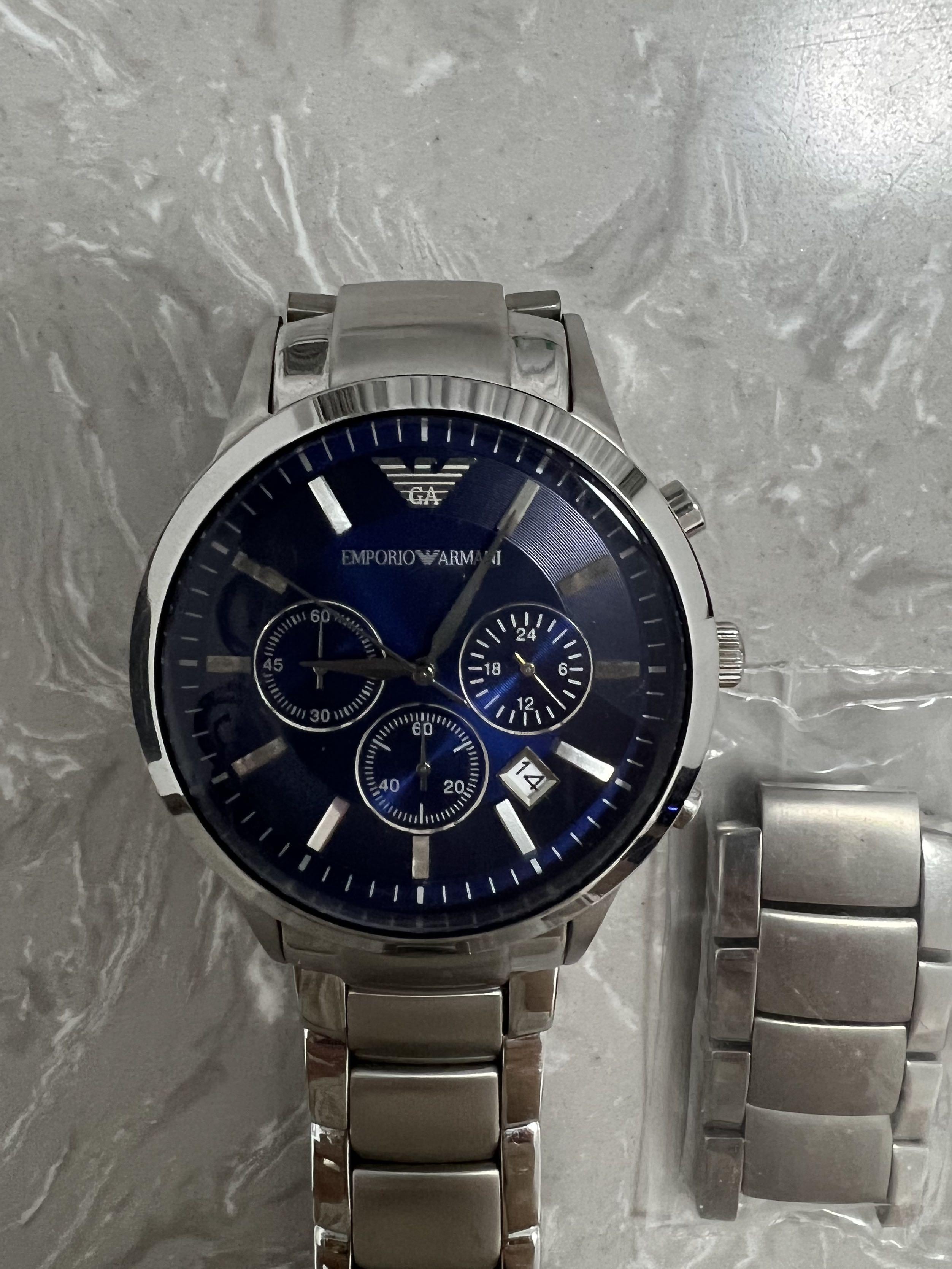 Armani Watch AR2448, Men's Fashion, Watches & Accessories, Watches on ...
