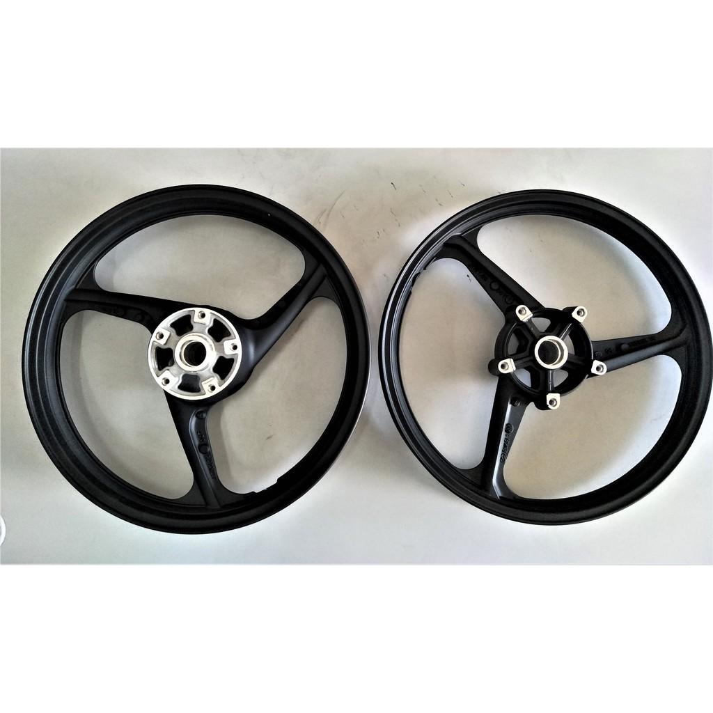 ENKEI 3L SPORT RIM Y15ZR/ ENKEI 3 BATANG SPORT RIM Y15ZR SIAP TAYAR, Auto Accessories on Carousell