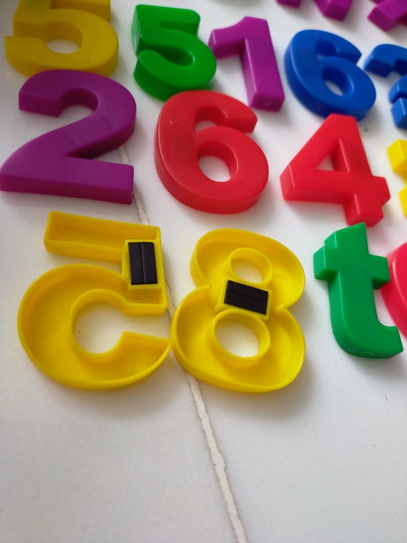FIRST CLASSROOM MAGNETIC LETTERS & NUMBERS MK-R-997, Toys ...