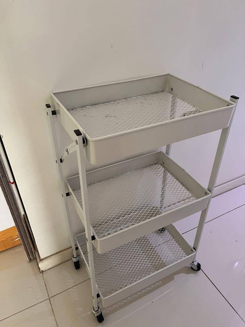 Foldable storage rack, Furniture & Home Living, Furniture, Shelves ...