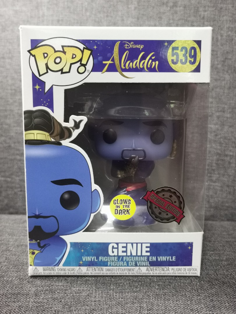 Funko Pop! Disney Aladdin (Genie - Glow in the Dark / Special Edition ...