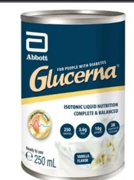GENUINE GLUCERNA MILK Supplement powder 800g and liquid 250ml, Immunity ...