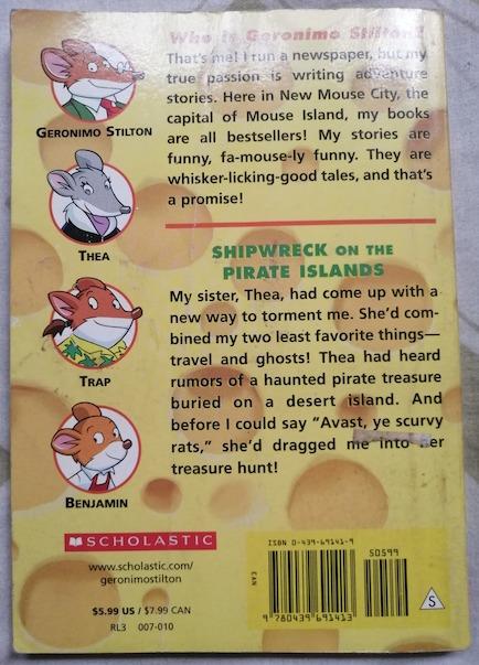 Geronimo Stilton - Shipwreck on the Pirate Islands, Hobbies & Toys ...
