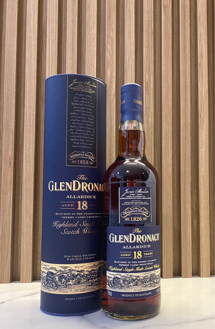 Glendronach 18 Years, Food & Drinks, Alcoholic Beverages on Carousell