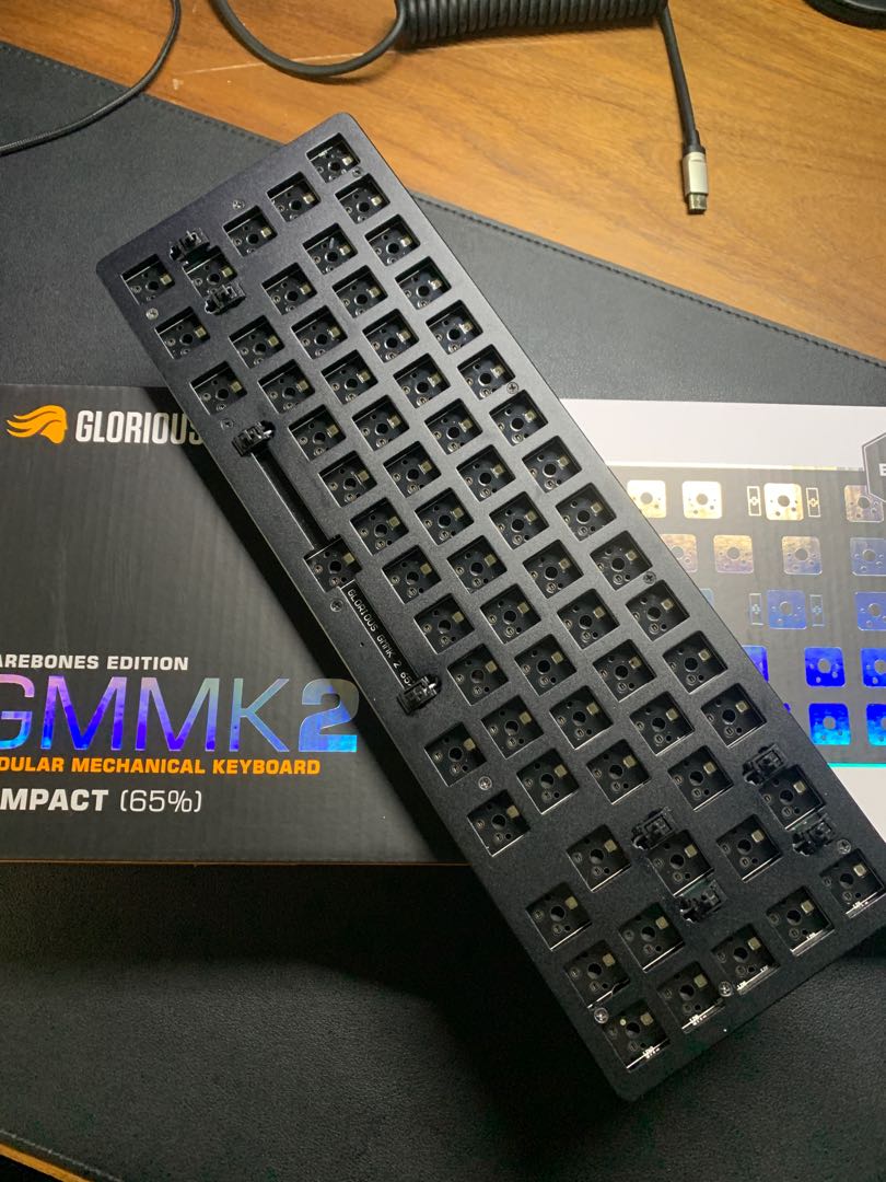Glorious GMMK 2 65% Barebones + Equalz V3 Stabilizers, Computers & Tech ...