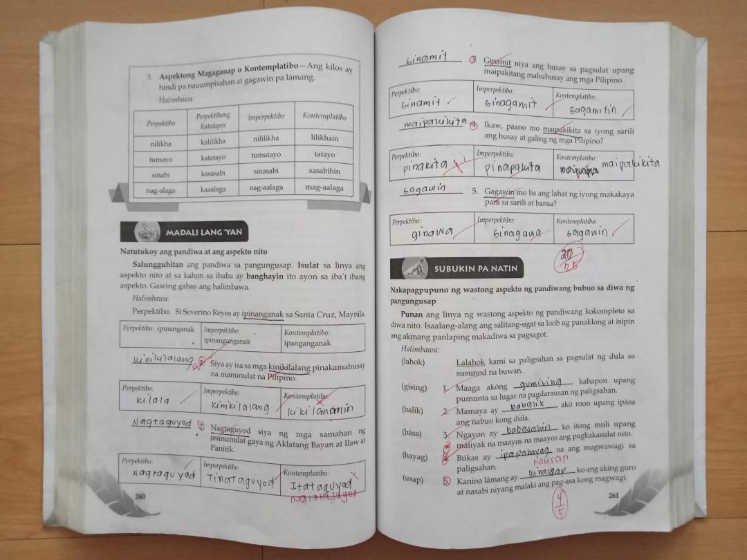 Grade 8 Filipino Book Pluma Textbook, Hobbies & Toys, Books & Magazines ...
