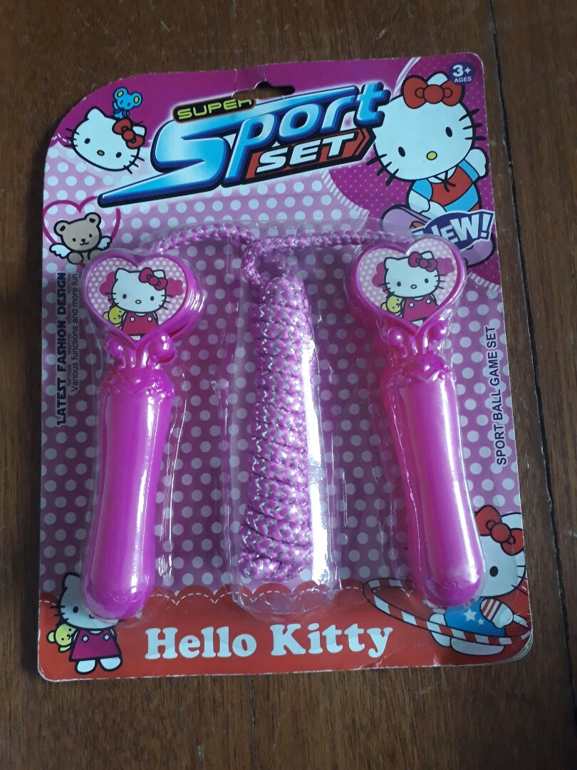 Hello kitty jump rope, Hobbies & Toys, Toys & Games on Carousell