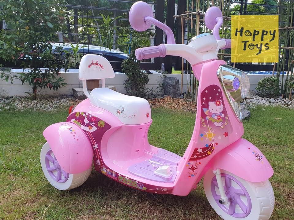 HELLO KITTY Rechargeable Motorbike Blue, Hobbies & Toys, Toys & Games ...