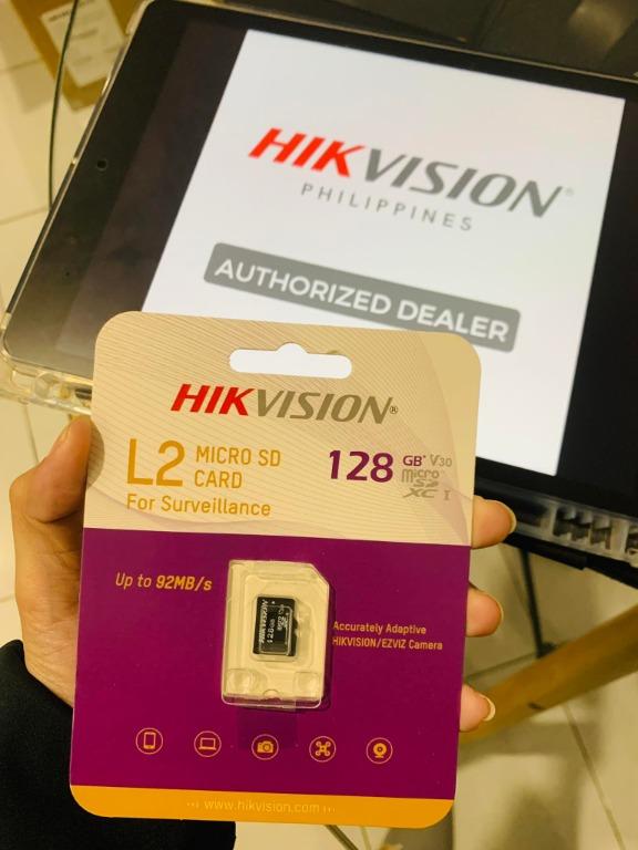 HIKVISION 128GB L2 MicroSD Card For Surveillance Class 10 HS-TF-L2/128G, Mobile Phones & Gadgets ...