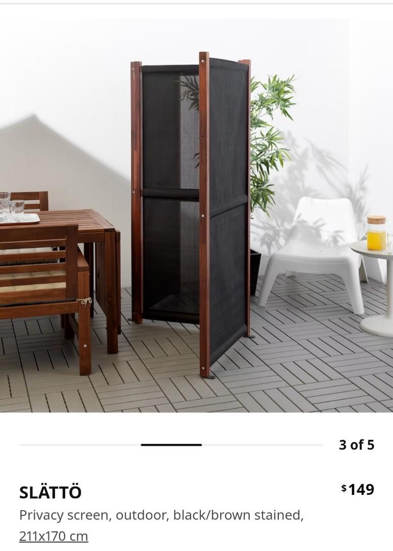 Ikea Screen Slatto, Furniture & Home Living, Outdoor Furniture on Carousell