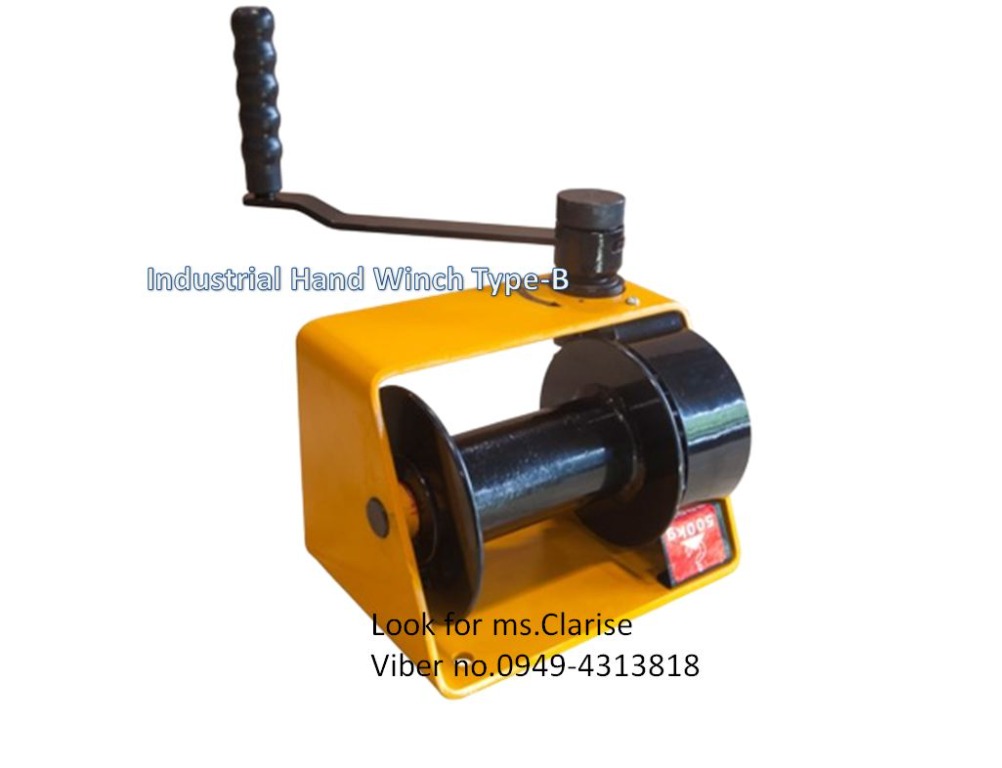 Industrial Hand Winch Type-B, Commercial & Industrial, Construction ...