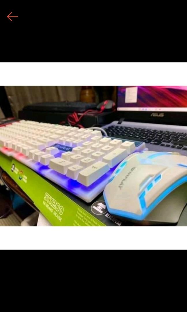 (KEYBOARD LANG) INPLAY (STX200) RAINBOW/ RGB SUSPENDED BACKLIGHT GAME ...