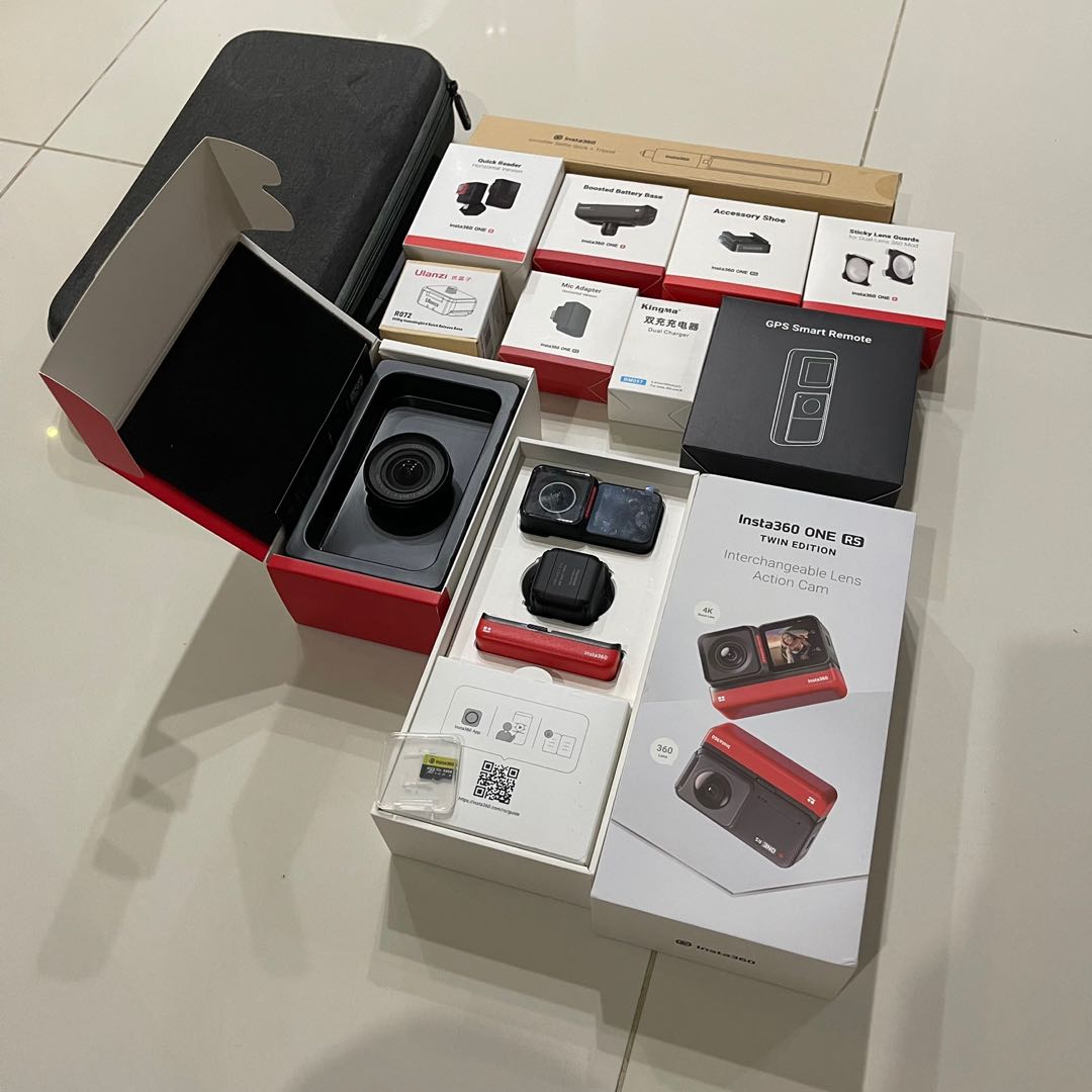 Insta360 One Rs Trio Edition Ii Memory Card Kit With Insta360 Care