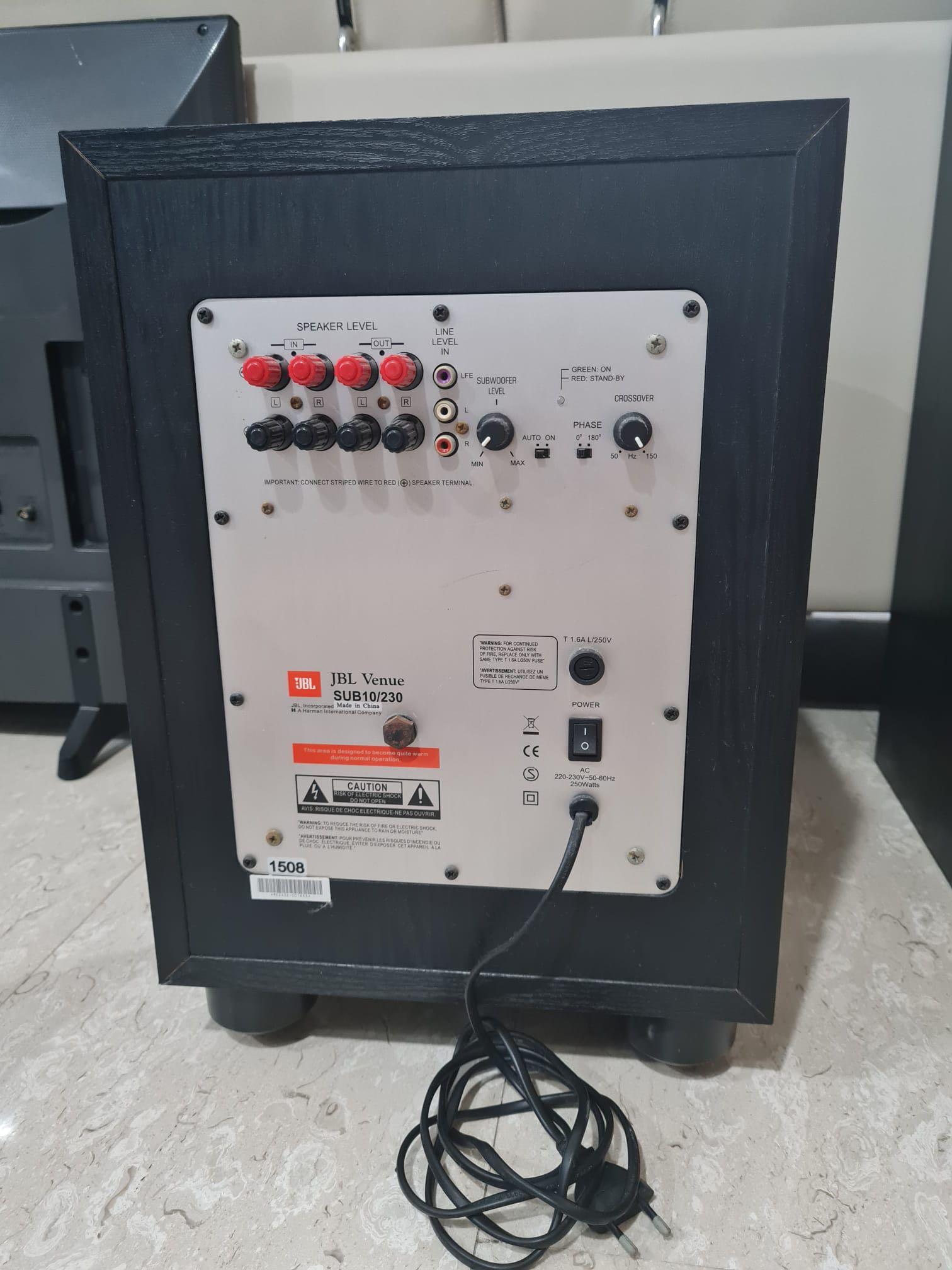 JBL SUBWOOFER VENUE SUB10/230, Audio, Soundbars, Speakers & Amplifiers ...