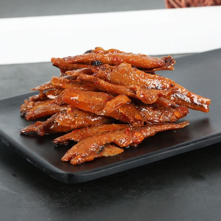 JIN ZAI Little Dried Fish Anchovies 劲仔小鱼干 12g, Food & Drinks, Chilled ...