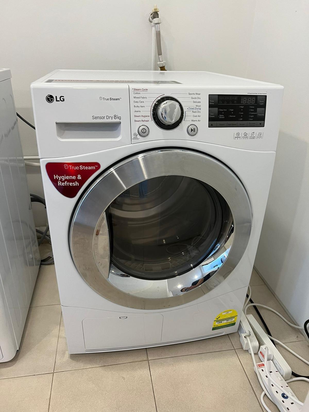 LG Condenser Dryer Sensor Dry 8 kg, TV & Home Appliances, Washing ...
