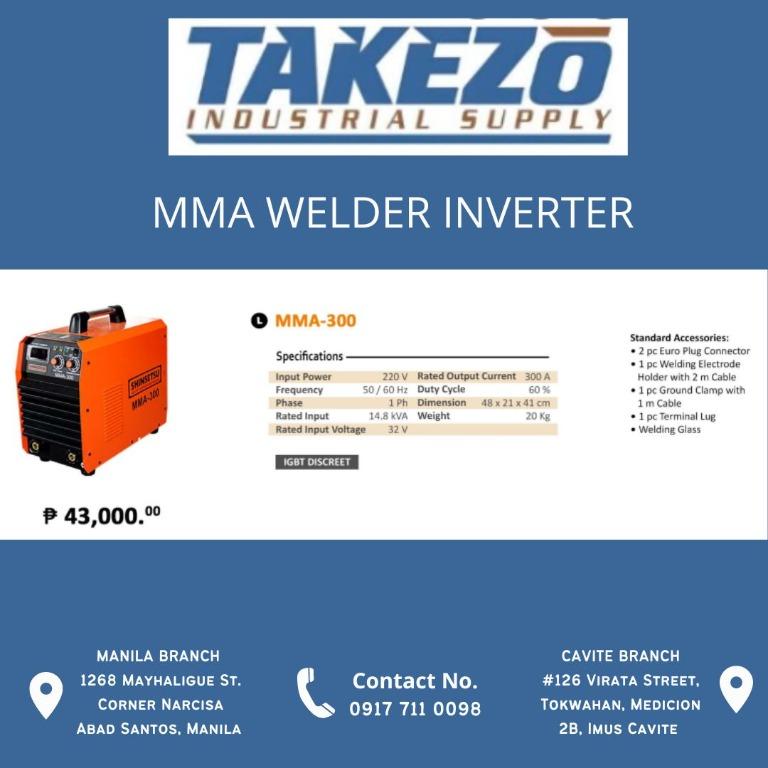 MAA Welder Inverter, Commercial & Industrial, Construction Tools ...