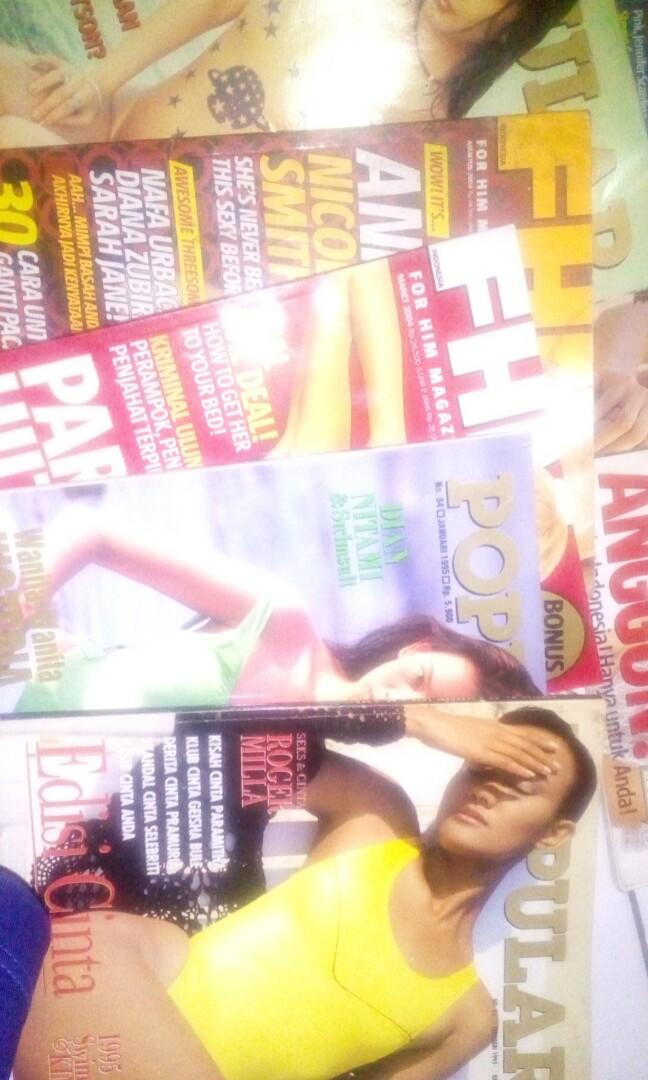 MAJALAH PRIA DEWASA FHM POPULAR KOTA BANDUNG, Buku & Alat Tulis, Buku di Carousell
