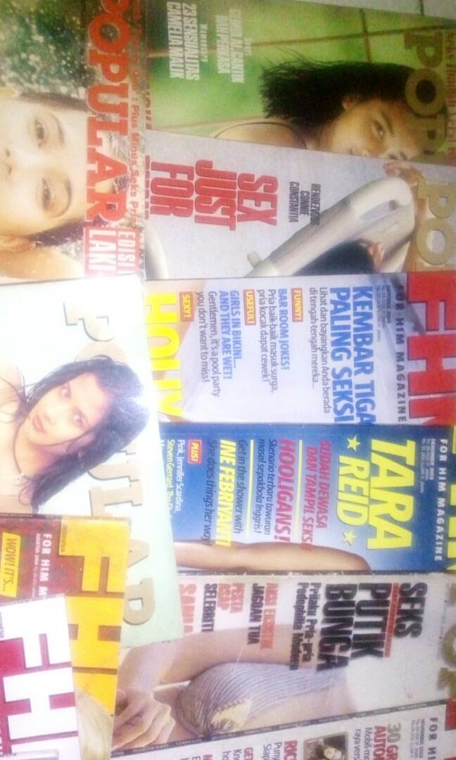 MAJALAH PRIA DEWASA FHM POPULAR KOTA BANDUNG, Buku & Alat Tulis, Buku di Carousell