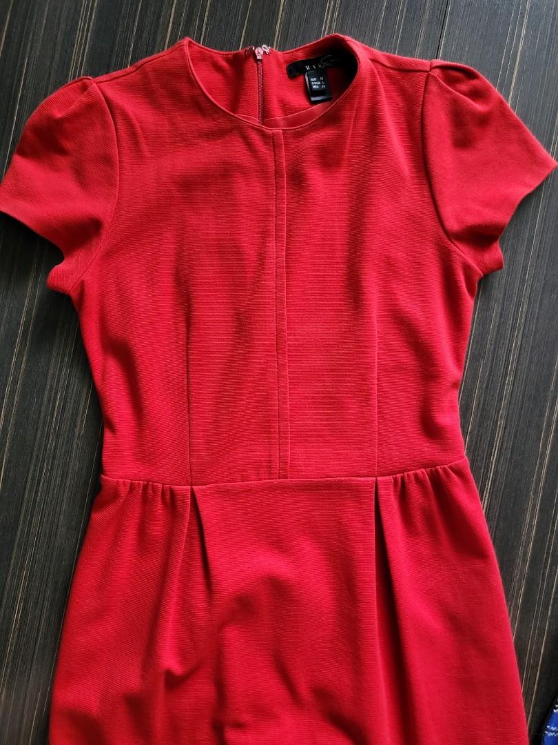 Mango Little Red Dress, Women's Fashion, Dresses & Sets, Dresses on ...