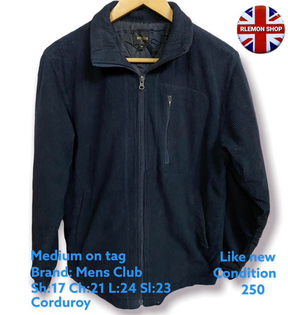 MENS CLUB Curdoroy Jacket, Men's Fashion, Coats, Jackets and Outerwear on Carousell