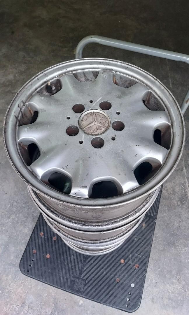 Mercedes 15 inch rims, Auto Accessories on Carousell