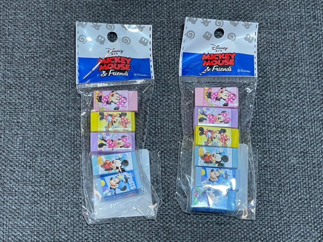 Mickey Mouse Disney erasers, Hobbies & Toys, Stationery & Craft ...