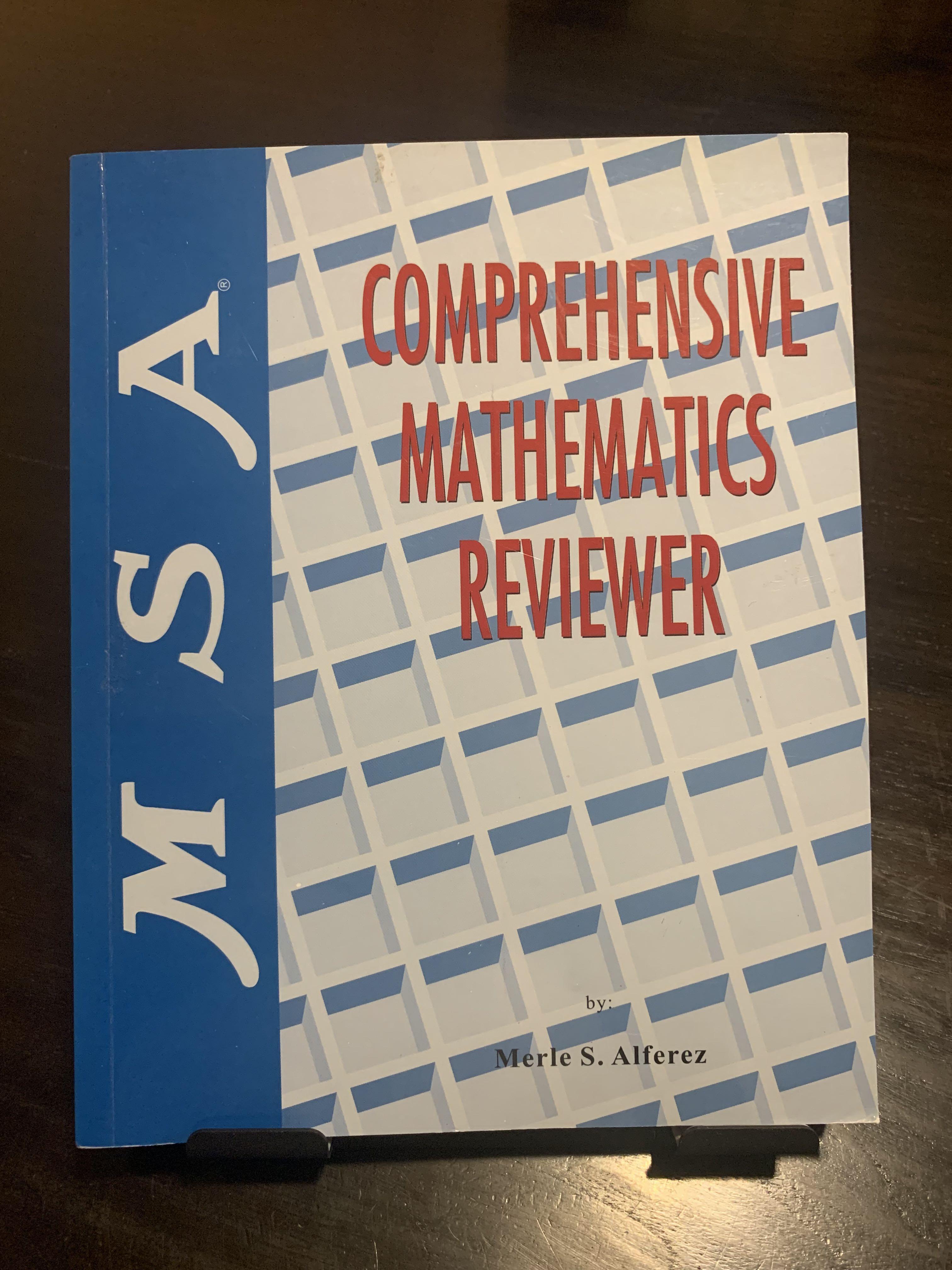 MSA Comprehensive Mathematics Reviewer by Merle S. Alferez, Hobbies ...