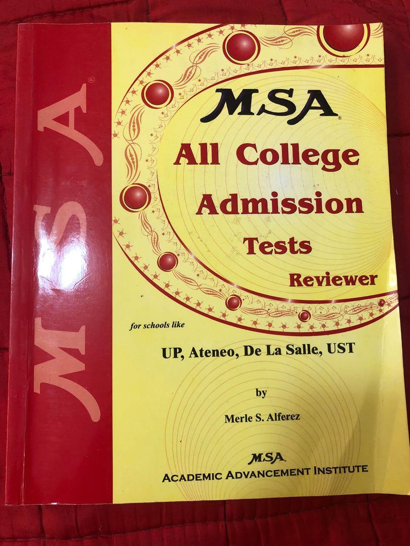 MSA Reviewer, Hobbies & Toys, Books & Magazines, Assessment Books on ...