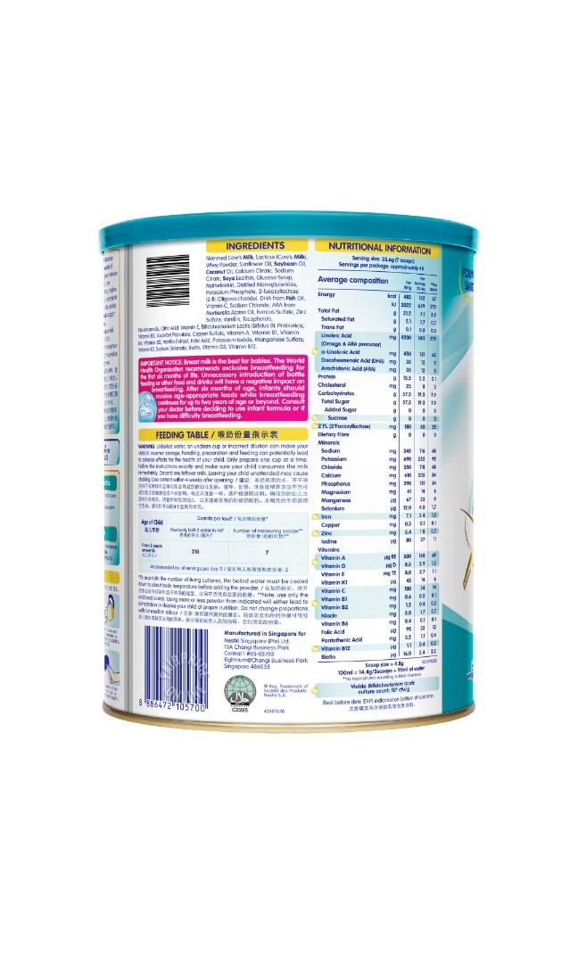 Nestle Nan Optipro Kid Children Milk Formula - Stage 4, Food & Drinks ...