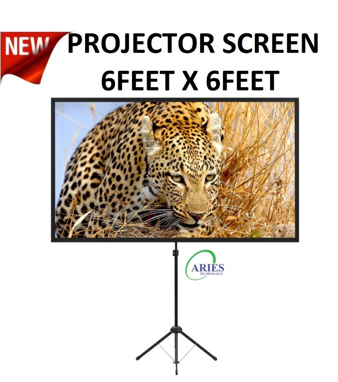 NEW 6ft X 6ft Projector Screen with tripod stand available at Seremban ...