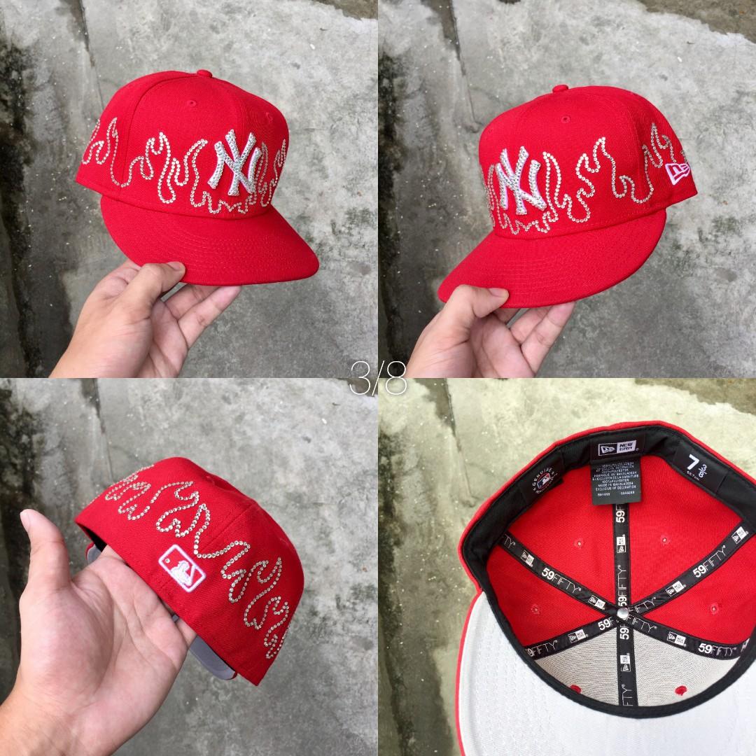 New Era New York Yankees Icy Flames 59fifty, Men's Fashion, Watches ...