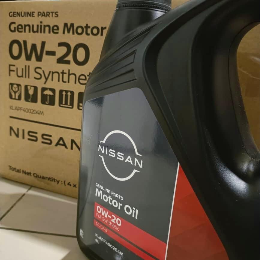 NISSAN ORIGINAL 0W-20 ENGINE OIL, Auto Accessories on Carousell