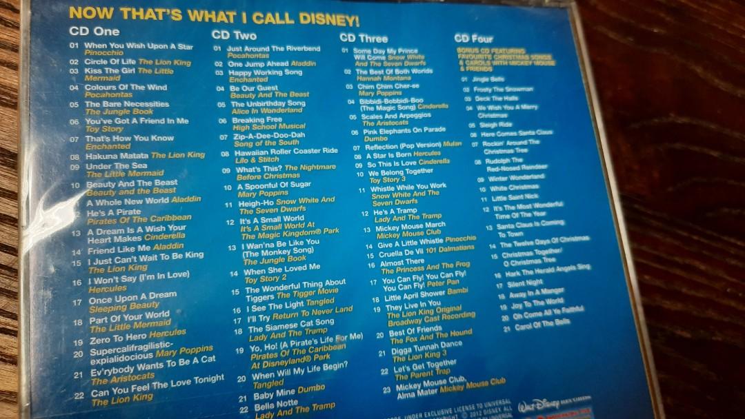 Now disney CD, Hobbies & Toys, Music & Media, CDs & DVDs on Carousell