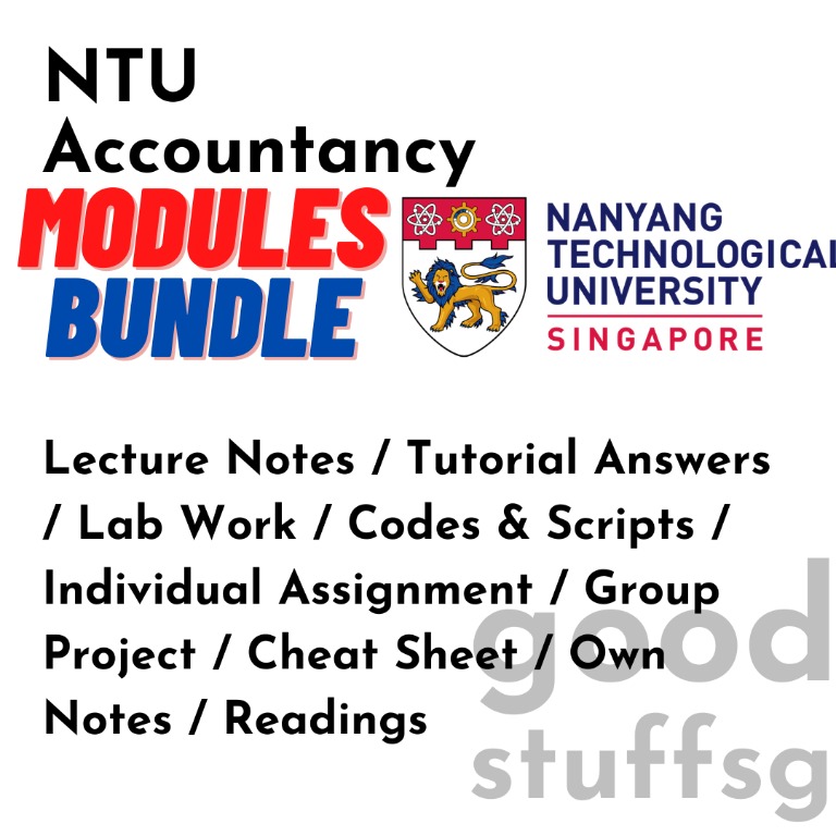 NTU Accountancy Accounting Notes, Hobbies & Toys, Books & Magazines ...